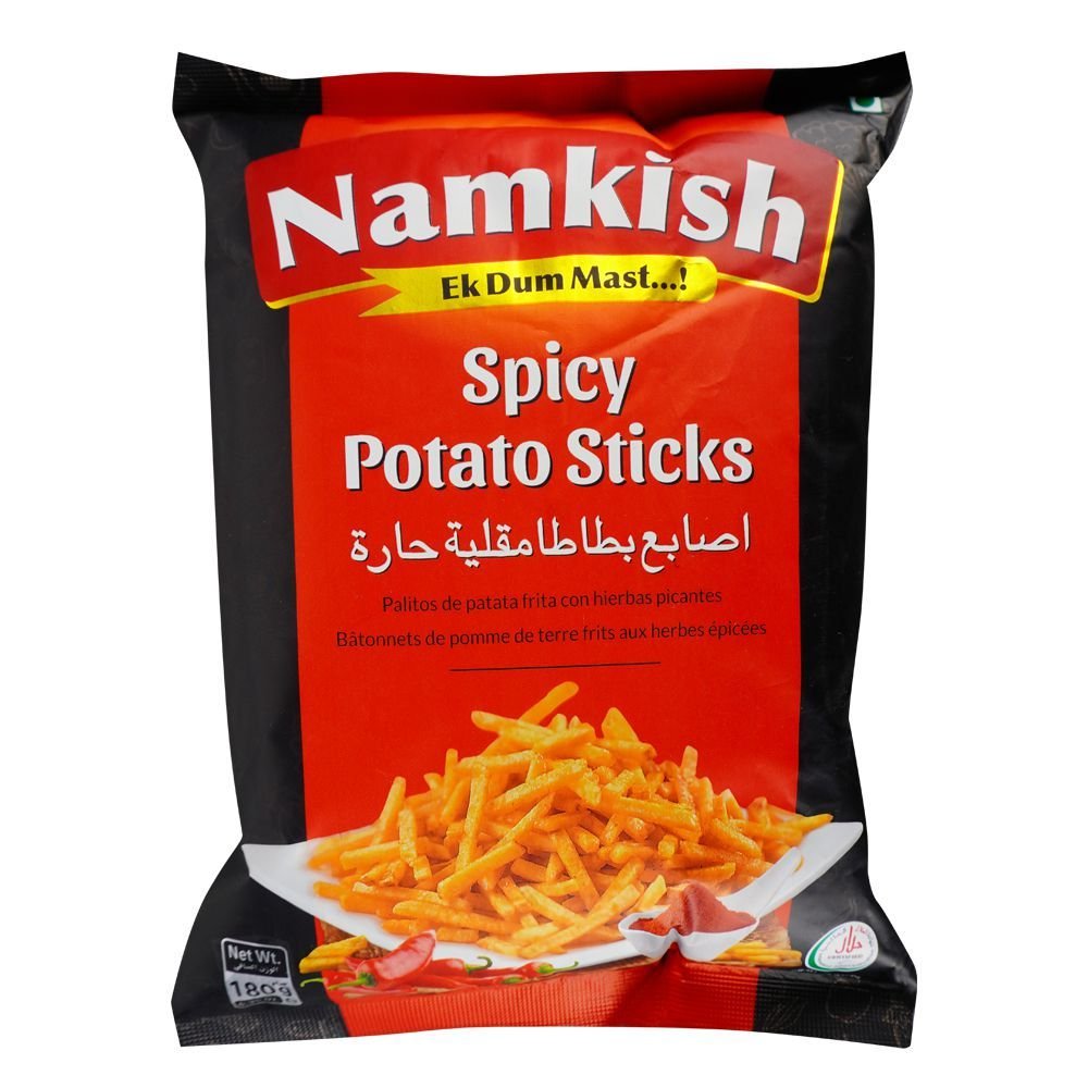 Namkish Spicy Potato Sticks, 180g - ASAN MART